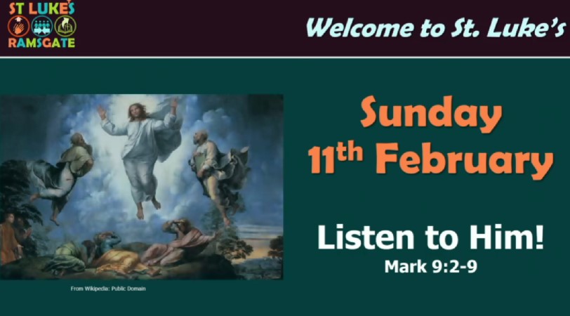 The Transfiguration (Mark 9:2-9) – St. George's Church Ramsgate