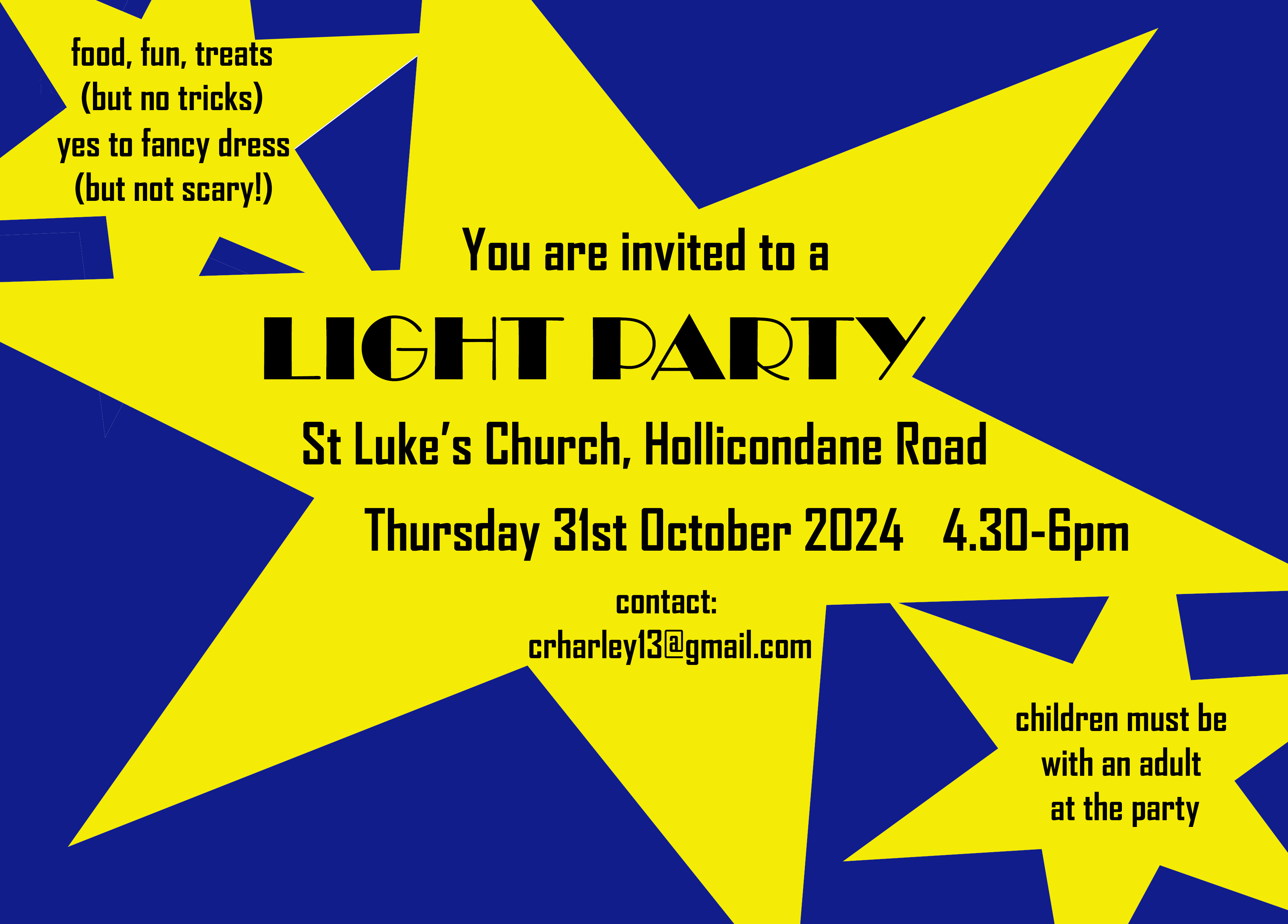 Light Party at St. Luke’s, 31st October – St. George's Church Ramsgate