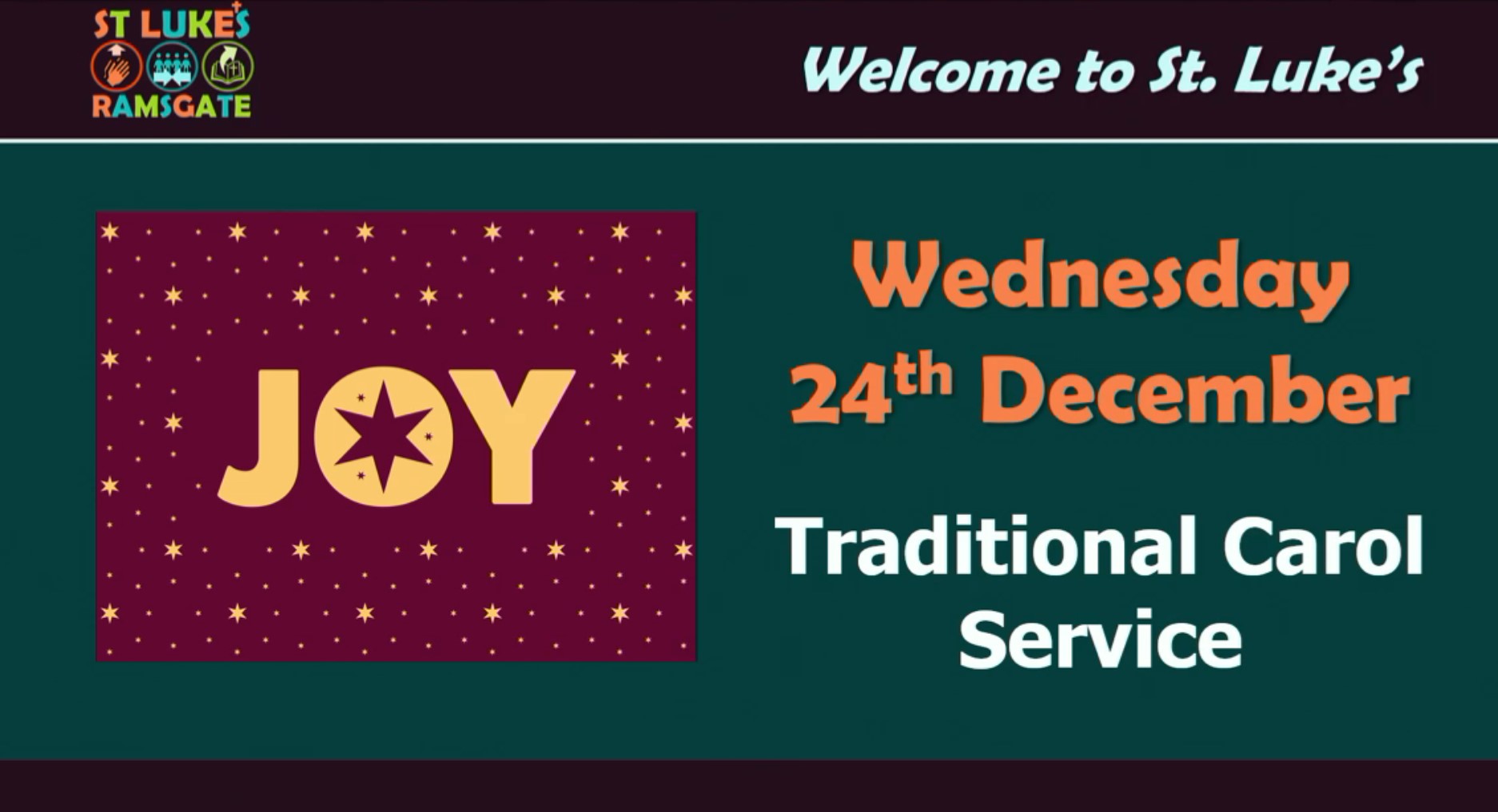 Traditional Carol Service – Joy – St. George's Church Ramsgate